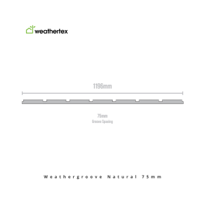 Weathergroove Natural 75 | The Bunker | Weathertex