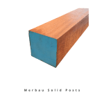 Solid Merbau Timber Posts | The Bunker | Timber Post