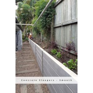 Concrete Sleepers - Smooth | The Bunker | Landscape